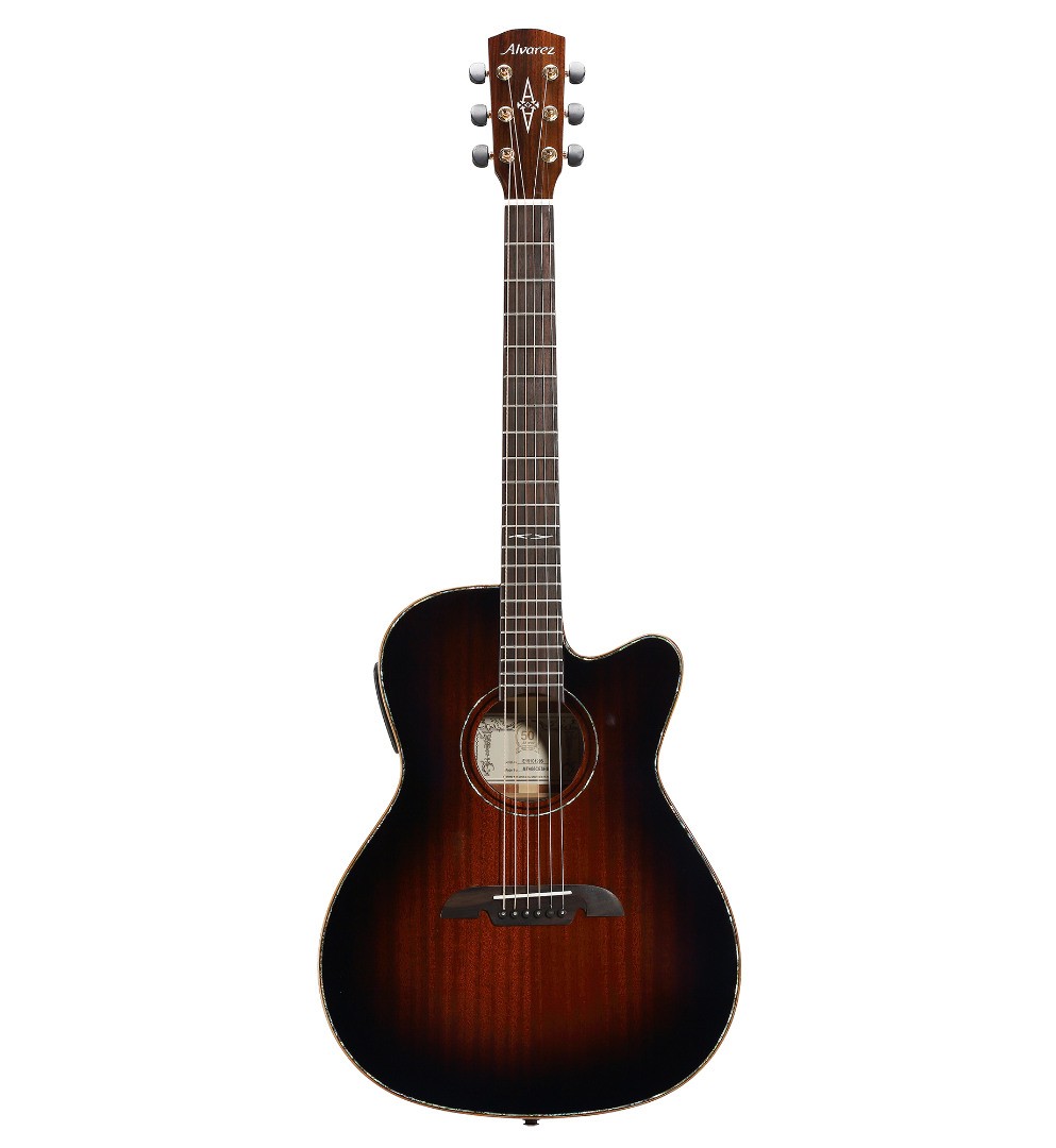 Alvarez Masterworks OM Acoustic Electric w/Cutaway MFA66CESHB ...