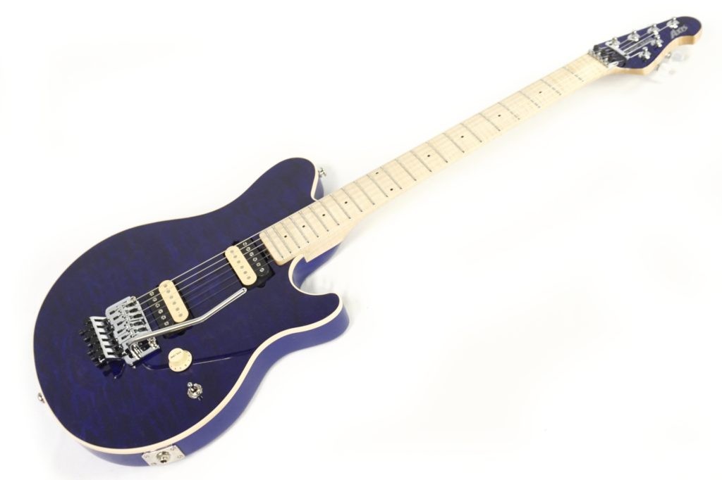 Ernie Ball Music Man Axis Guitar BFR - Nitro Translucent Purple ...